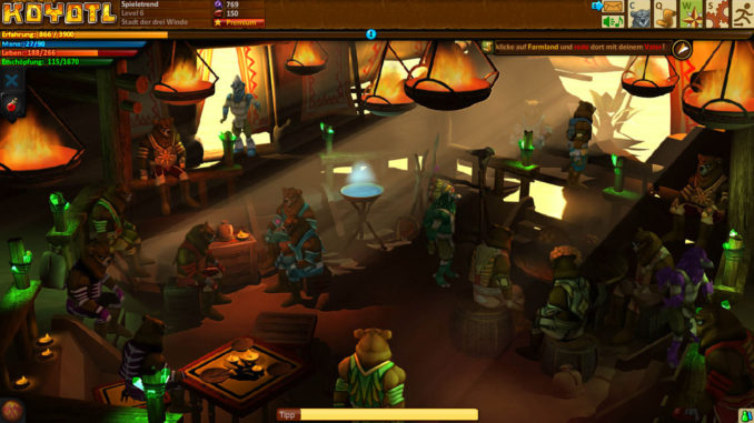 Koyotl – Kostenloses 3D Action Rollenspiel Online-Browsergame – Spieletrend