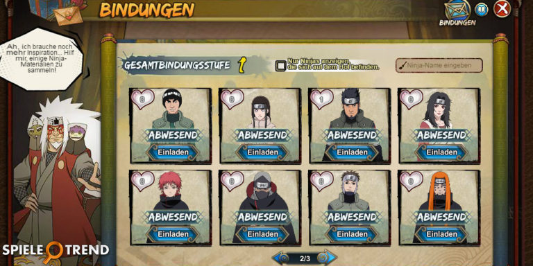 Naruto Online: Neue Ninjas & erhöhtes Maximallevel – Spieletrend