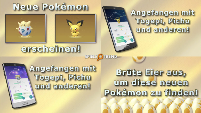 Pokémon GO: Togepi & Pichu als neue Gen 2 Pokémon – Spieletrend