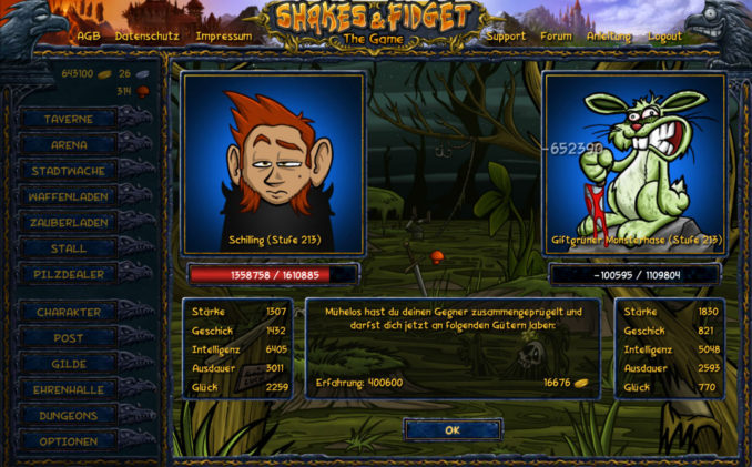 Shakes und Fidget: Browsergame feiert Geburtstag, alle Events ...